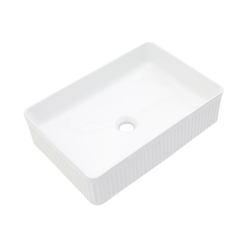 MJ RENOVATION GROUP LLC Square Countertop Ceramic Sink | Wayfair