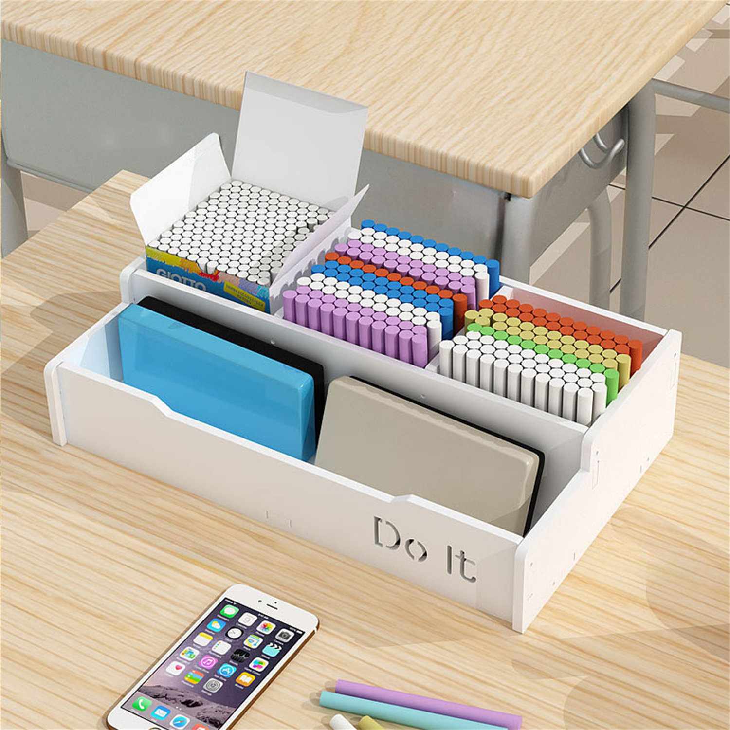 Ivy Bronx Lucella Plastic Desk Organizer | Wayfair