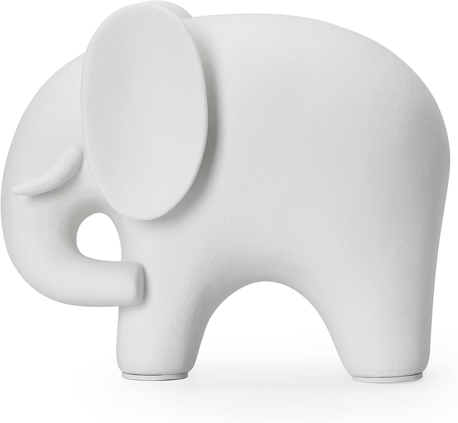 Ivy Bronx Modern Simple Ceramic White Elephant Living Room Home Office ...