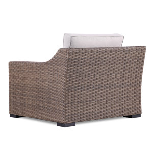 Red Barrel Studio® Tymere 4-Piece Manhattan Rustic Wicker Seating Set ...