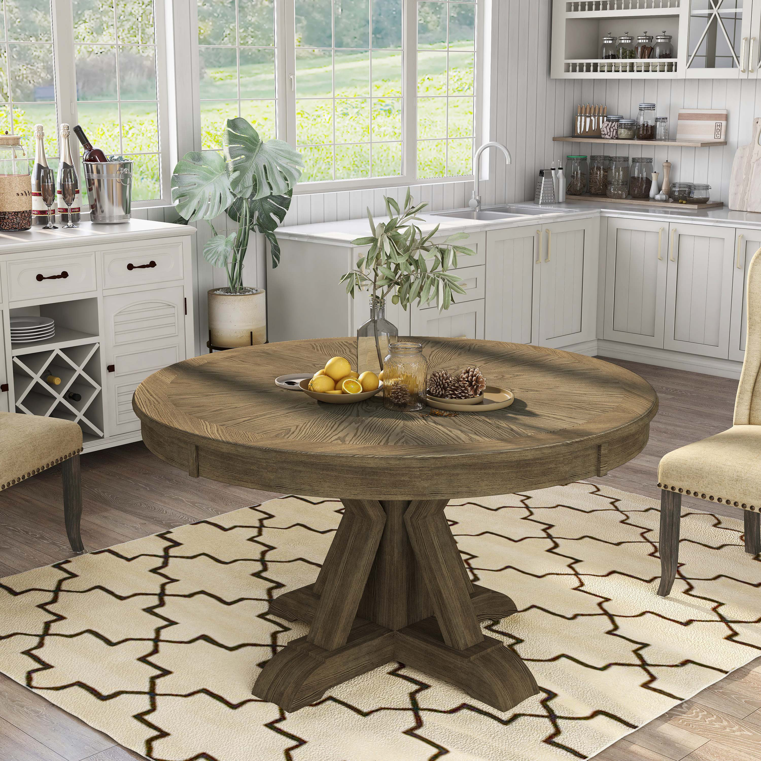Harbor house farmhouse round dining table store