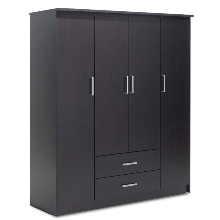 Latitude Run Sagamore 4 Door Manufactured Wood Wardrobe | Wayfair.co.uk