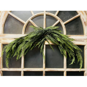 Primrue Cedar Artificial Mantel Swag & Reviews | Wayfair