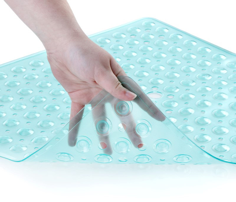 Symple Stuff Aesop Square Plastic/Vinyl Non-Slip Shower Mat & Reviews ...