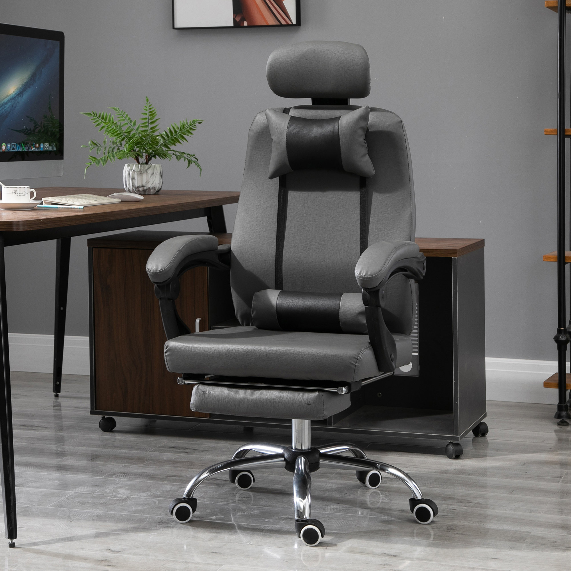 Symple Stuff Stansel Office Chair Ergonomic Executive Gaming Computer ...