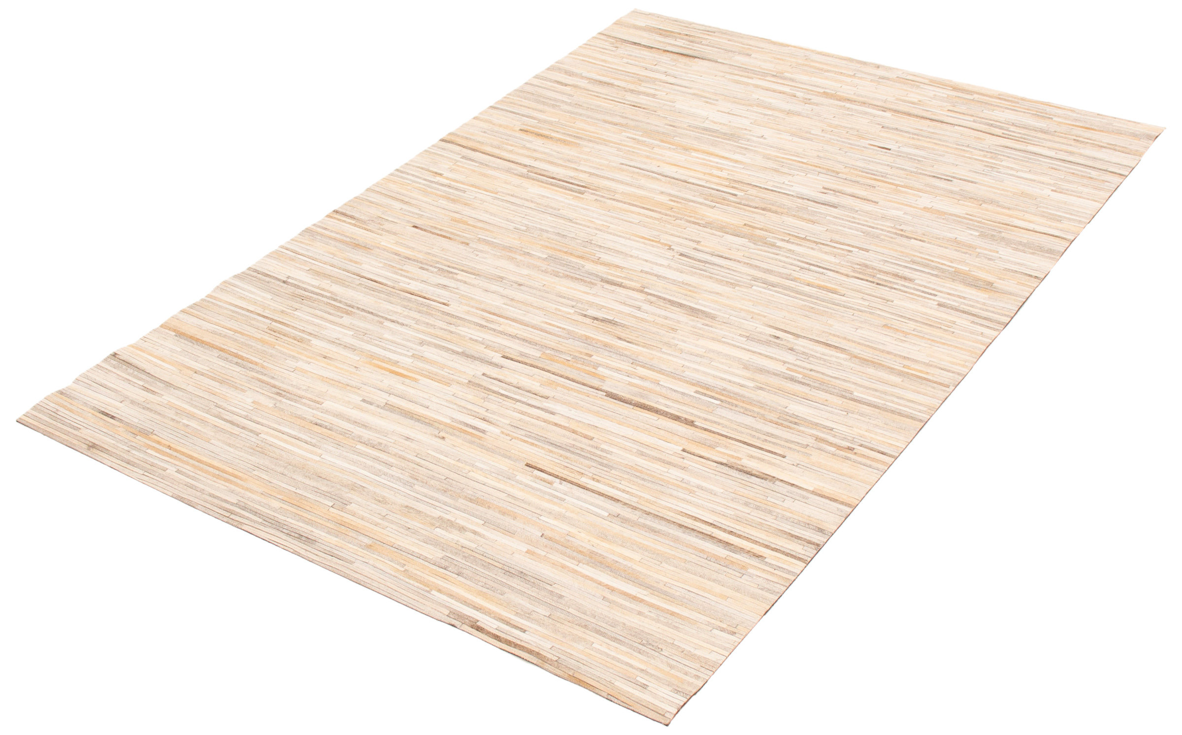 Hokku Designs Arunas Handmade Cowhide Ivory Area Rug | Wayfair