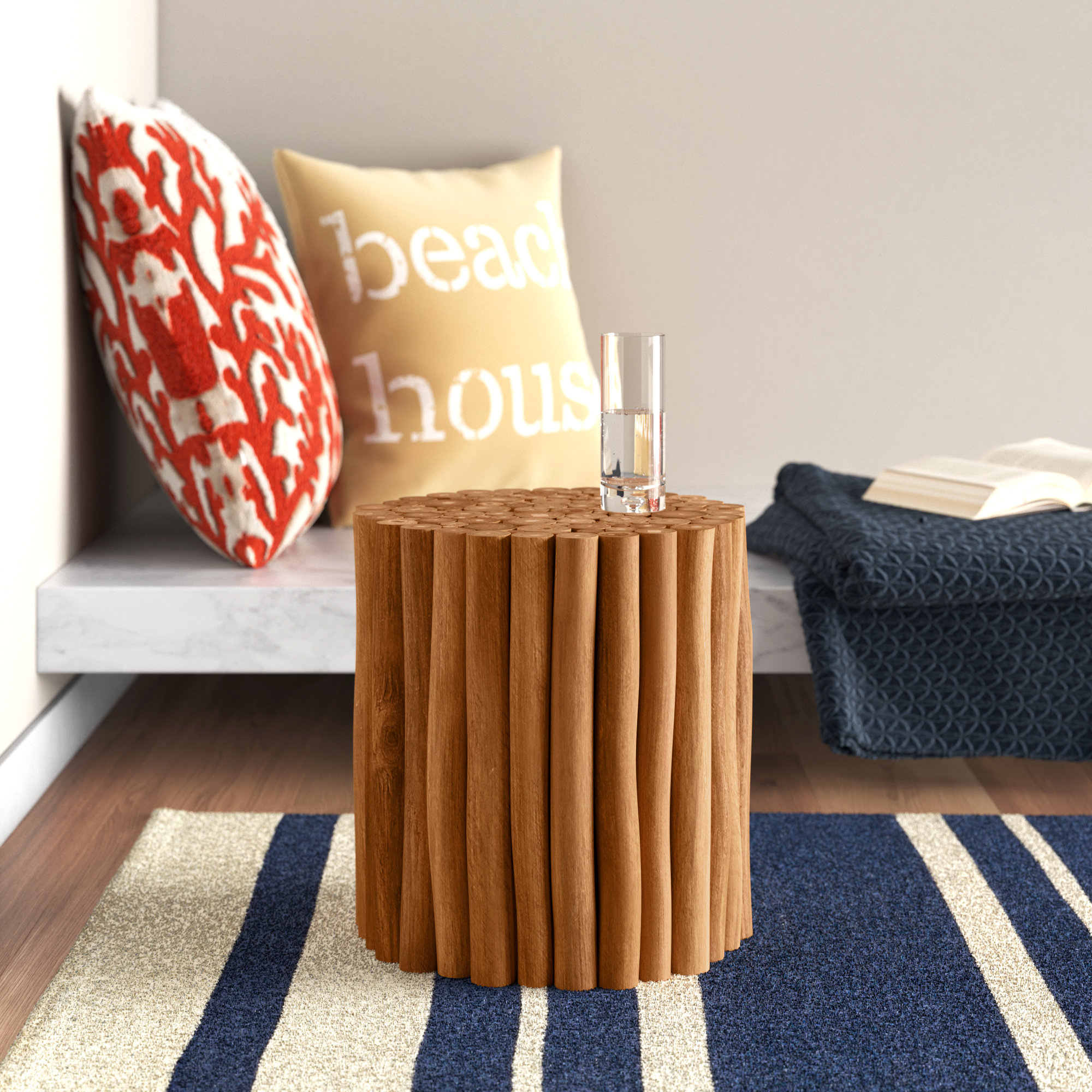 Birch Lane™ Amhold Solid Wood Drum End Table & Reviews - Wayfair Canada