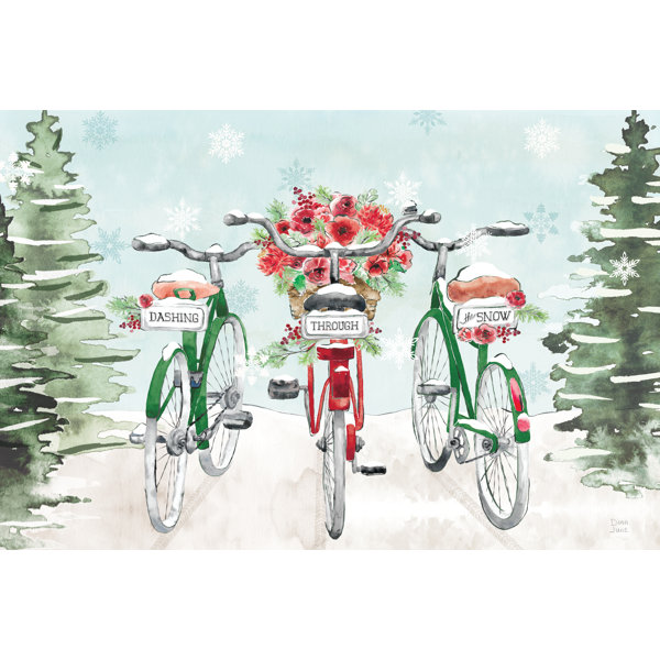 The Seasonal Aisle Holiday Ride I Red And Green by Dina June - Wrapped ...