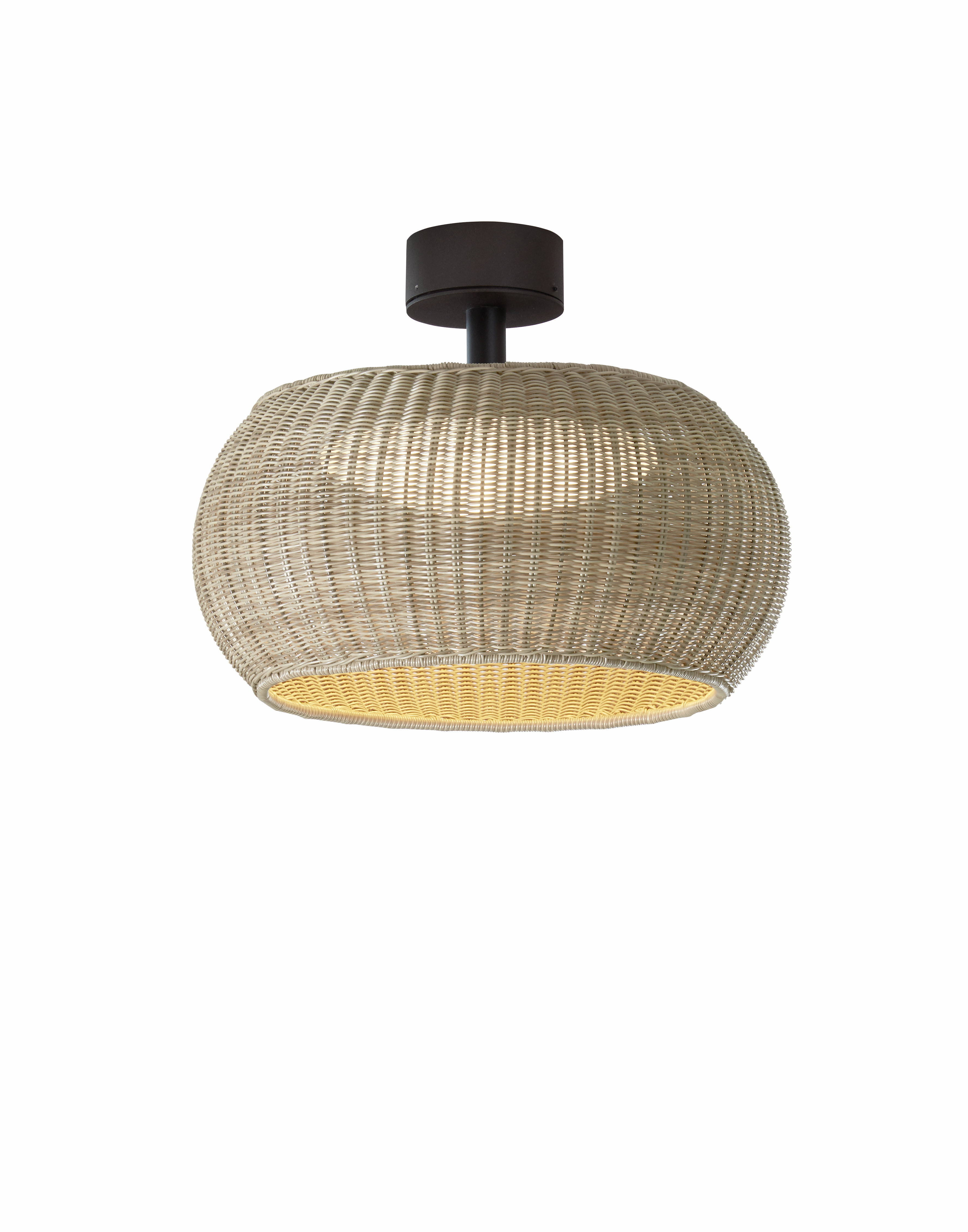 Bover Perris - PF/47 LED Dimmable Ceiling Lamp - Triac Dimmable - Brown ...