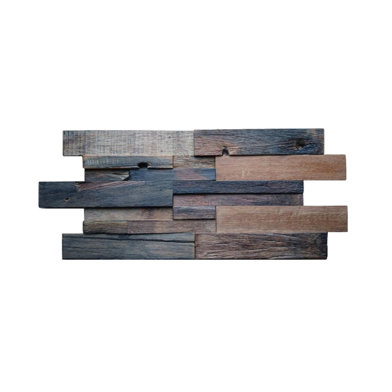 Union Rustic Hasse Interlocking 30 cm x 30 cm Wood Look Tile in Brown ...