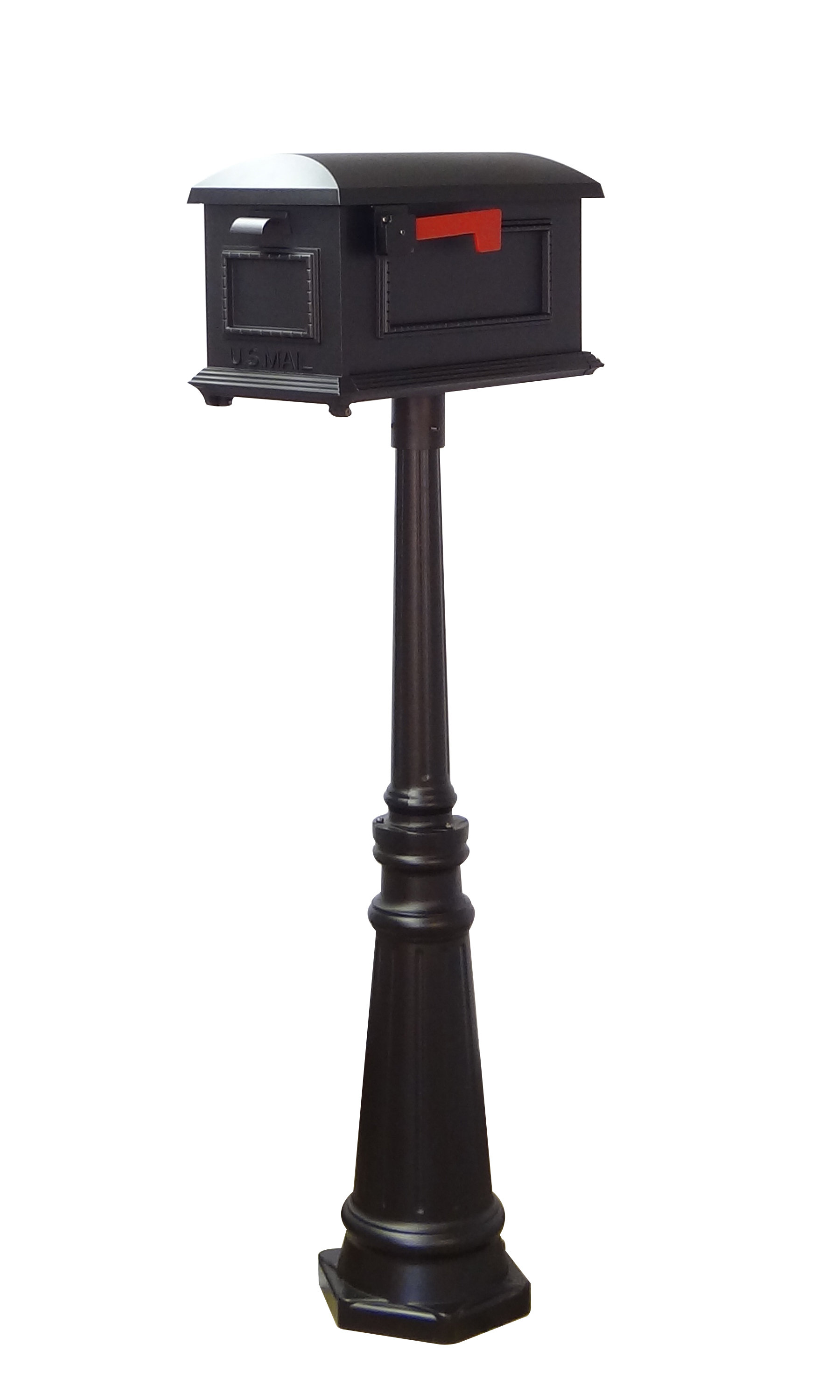 Special Lite Products Traditional Curbside Mailbox with Tacoma Post ...