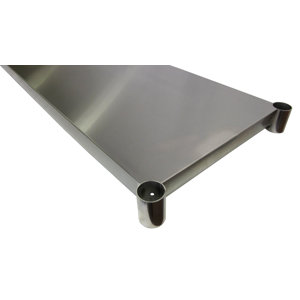 TRINITY 44 in. W x 17 in. D Individual NSF Stainless Steel Kitchen Prep ...