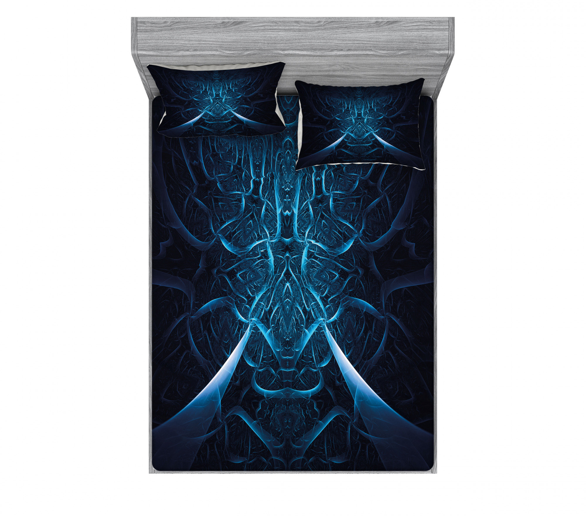 Ambesonne Spooky Hollow with Line Effects Creative Modern Computer ...