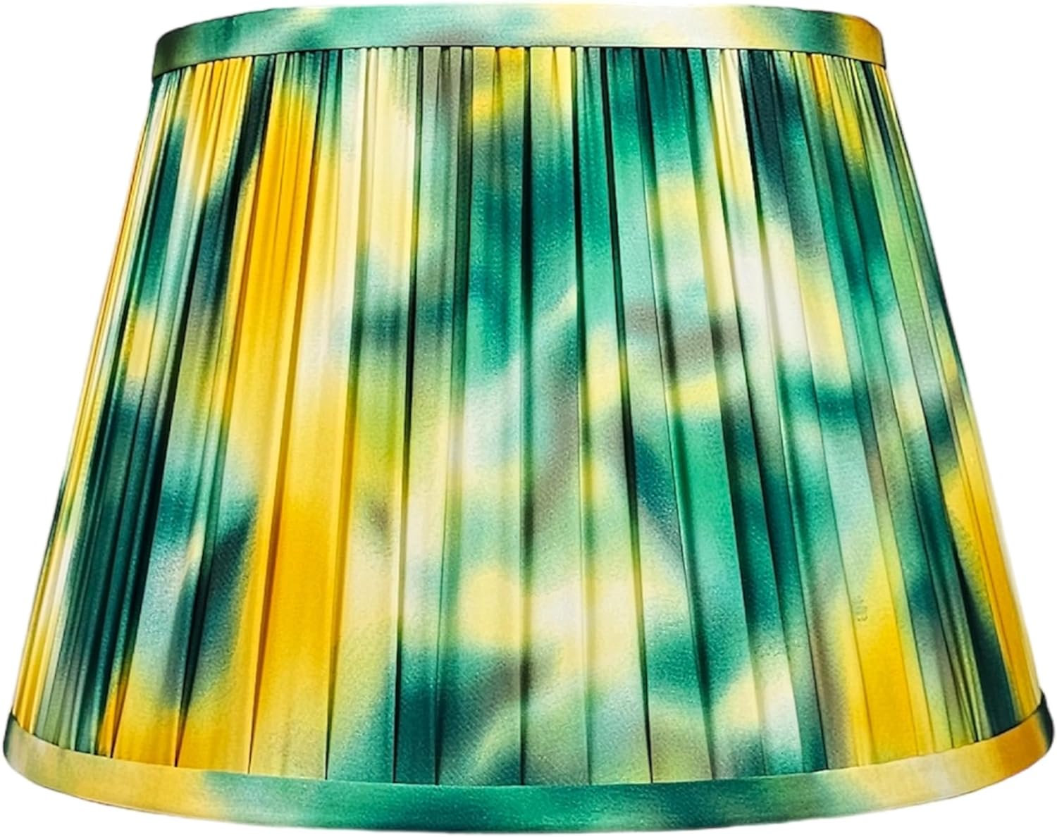 Royal Designs Pleated Pattern Fabric Lampshade, Flora Collection ...