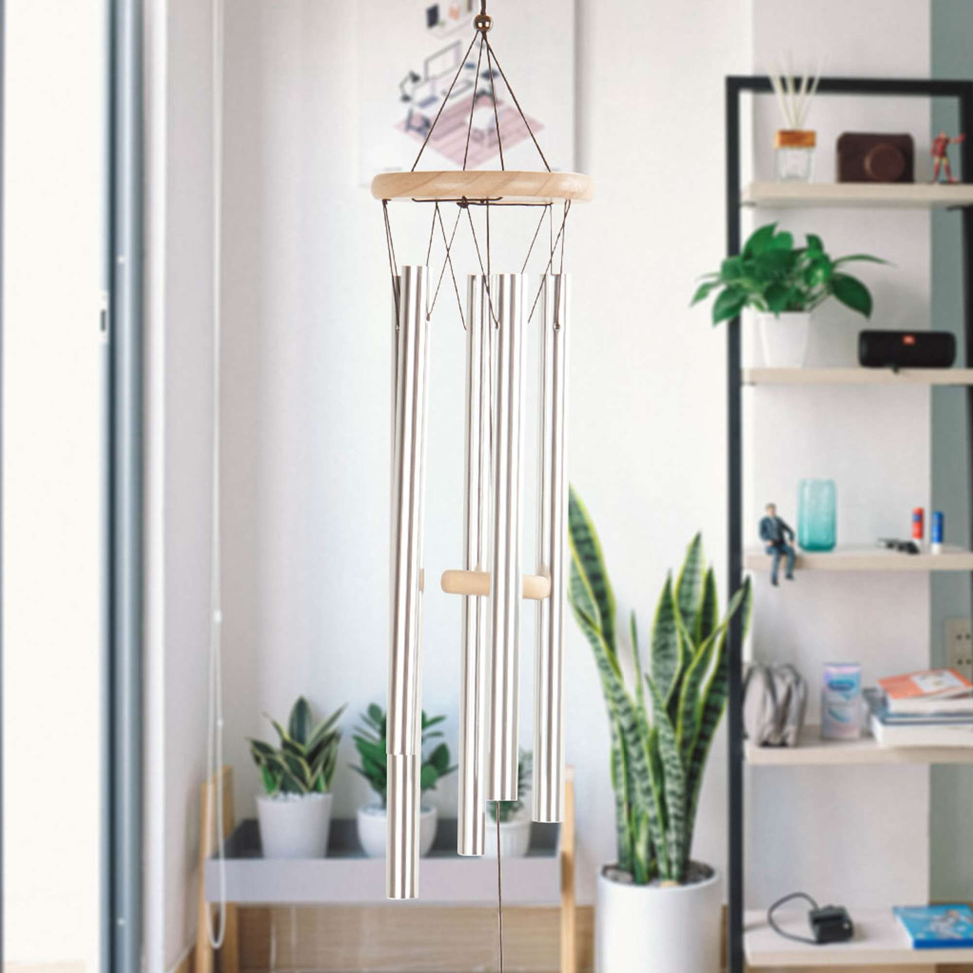 Arlmont & Co. Outdoor Wind Chimes 29.5" Aluminium Windchimes Hanging ...