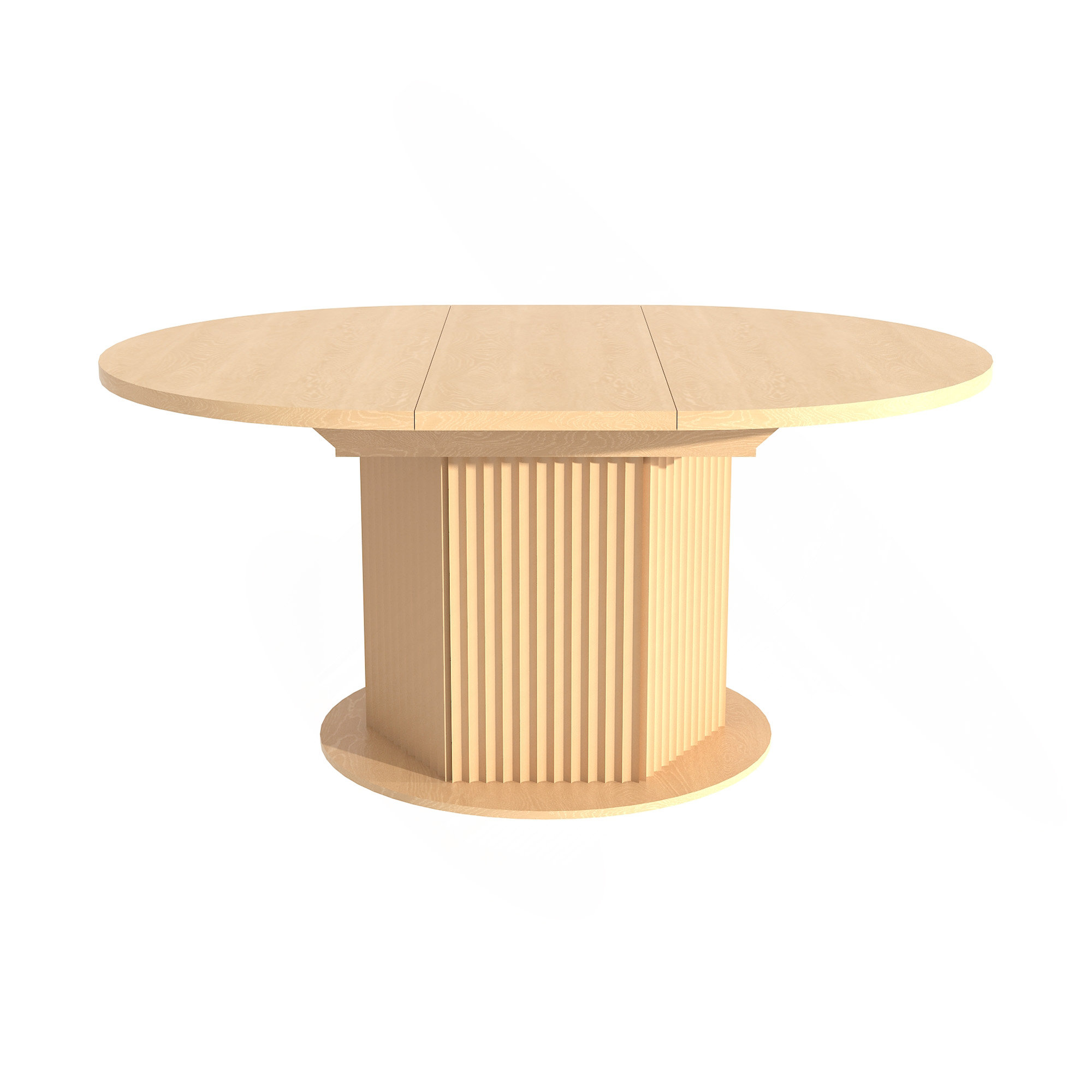 Ebern Designs Round Dining Table For 4-6 People, Kitchen Table With ...