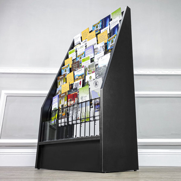 FixtureDisplays Literature Rack Brochure Holder Leaflet Coupon Stand ...