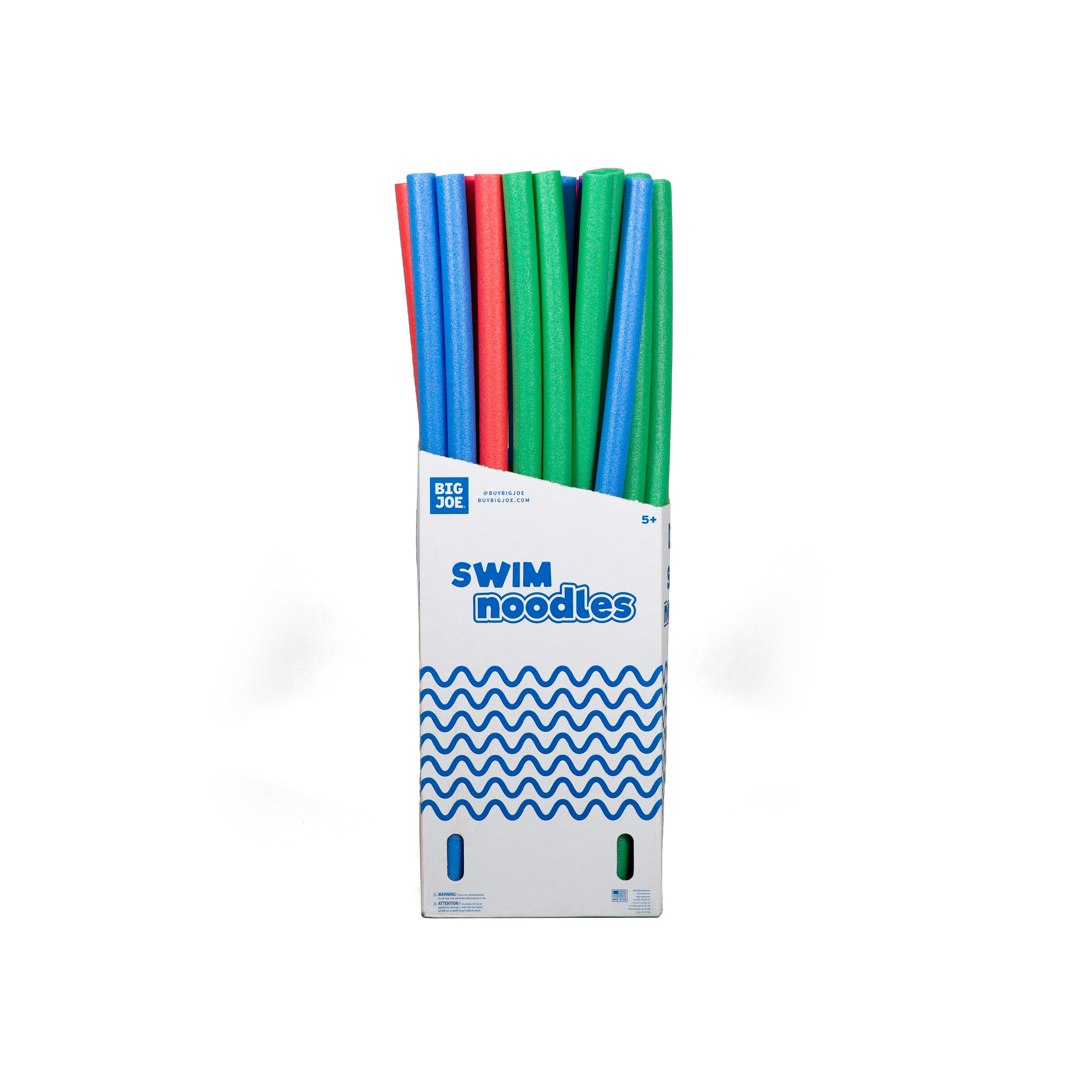 Big Joe Foam Swim Noodles, Assorted Colors, Red, Green, Yellow, Purple ...