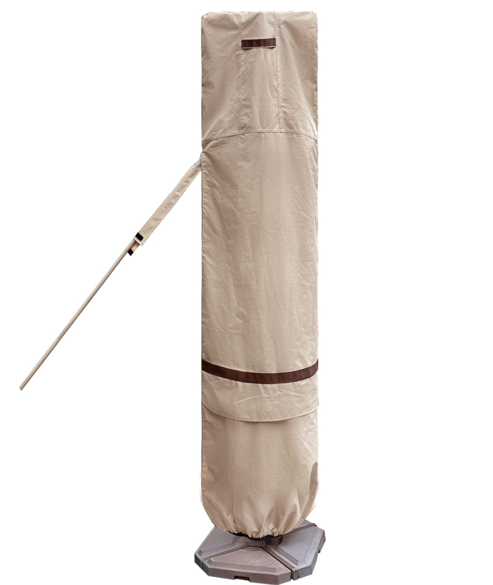 Arlmont & Co. Patio Umbrella Cover Waterproof 13' Dia Outdoor Umbrella ...