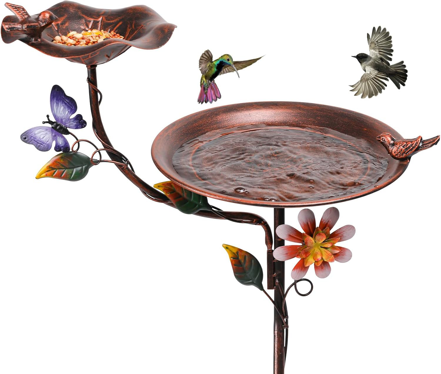 Lark Manor™ Bird Baths and Feeder for Outdoors | Wayfair