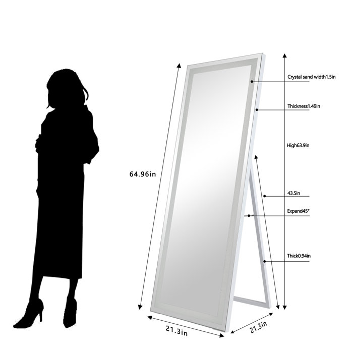 NO Rectangle LED Mirror | Wayfair