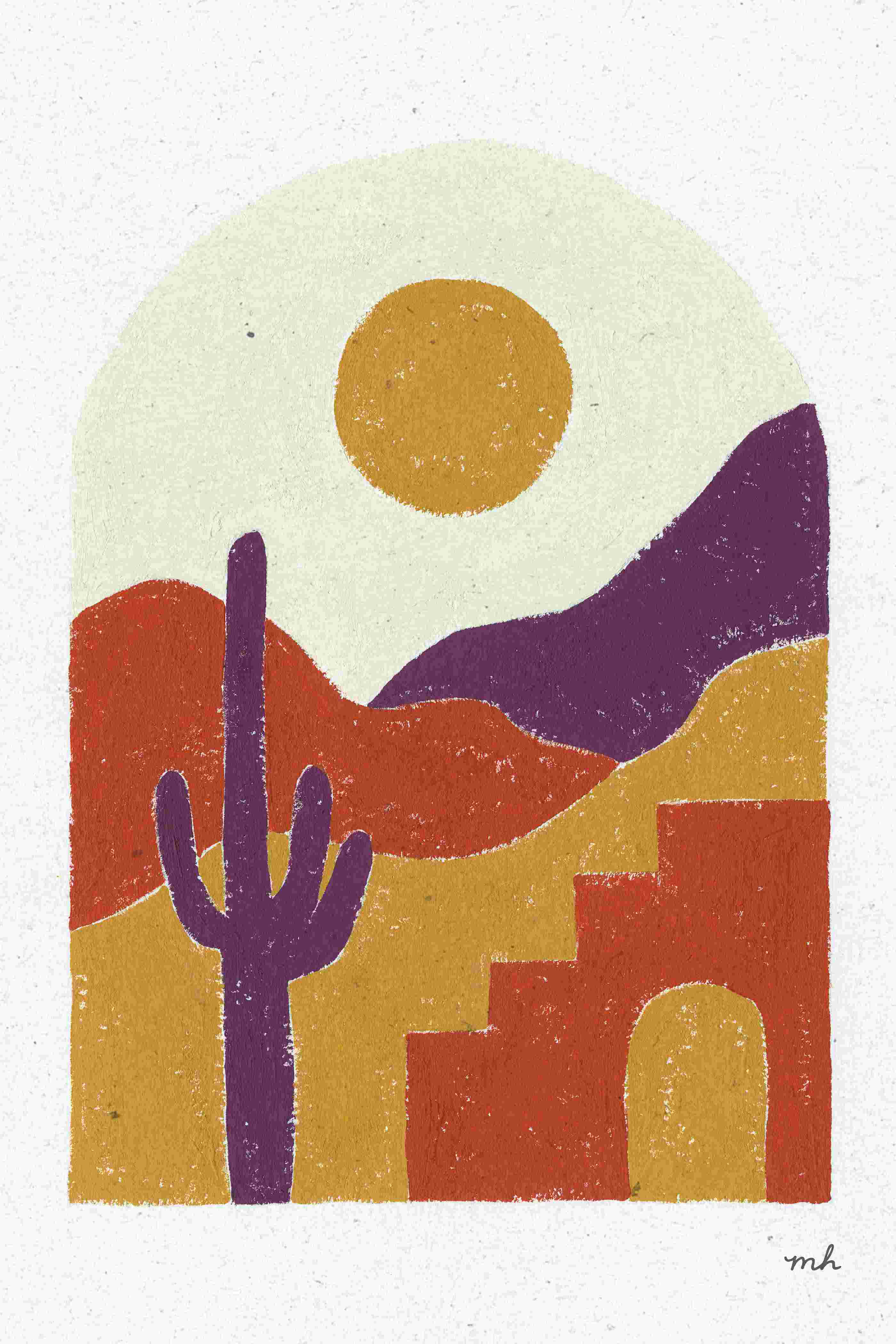 Union Rustic Desert Window II by Moira Hershey Wrapped Canvas Graphic ...