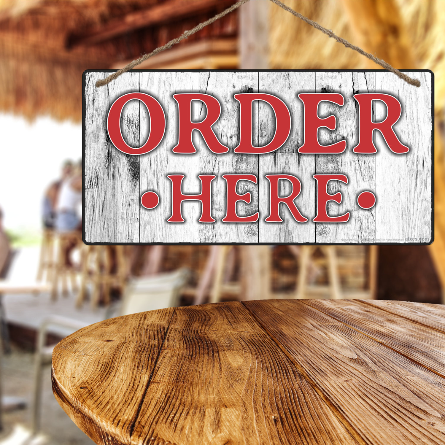 ATX CUSTOM SIGNS Order Here Sign Red And White - Wayfair Canada
