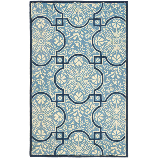 Martha Stewart Rugs French Martha Stewart Hand Tufted Wool Pile Floral ...