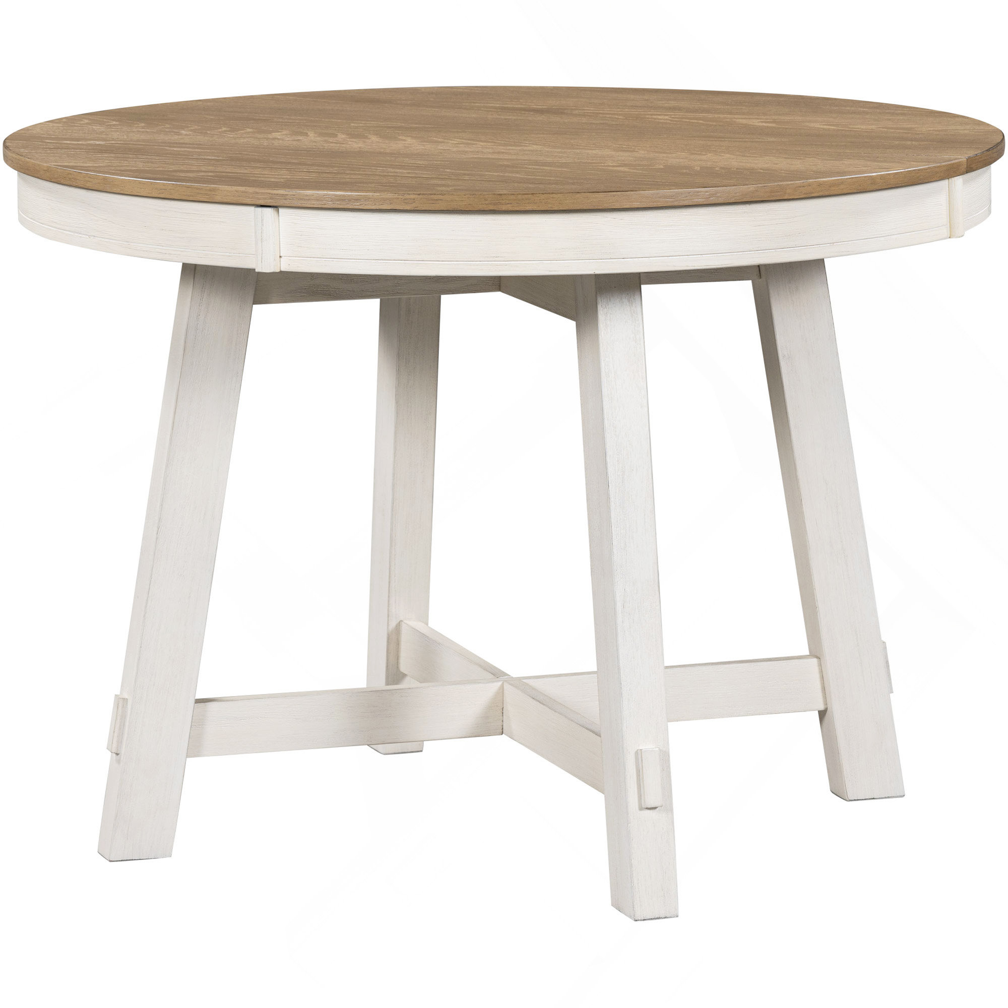 Ebern Designs Extendable Dining Table with Leaf Wood Kitchen Table With ...