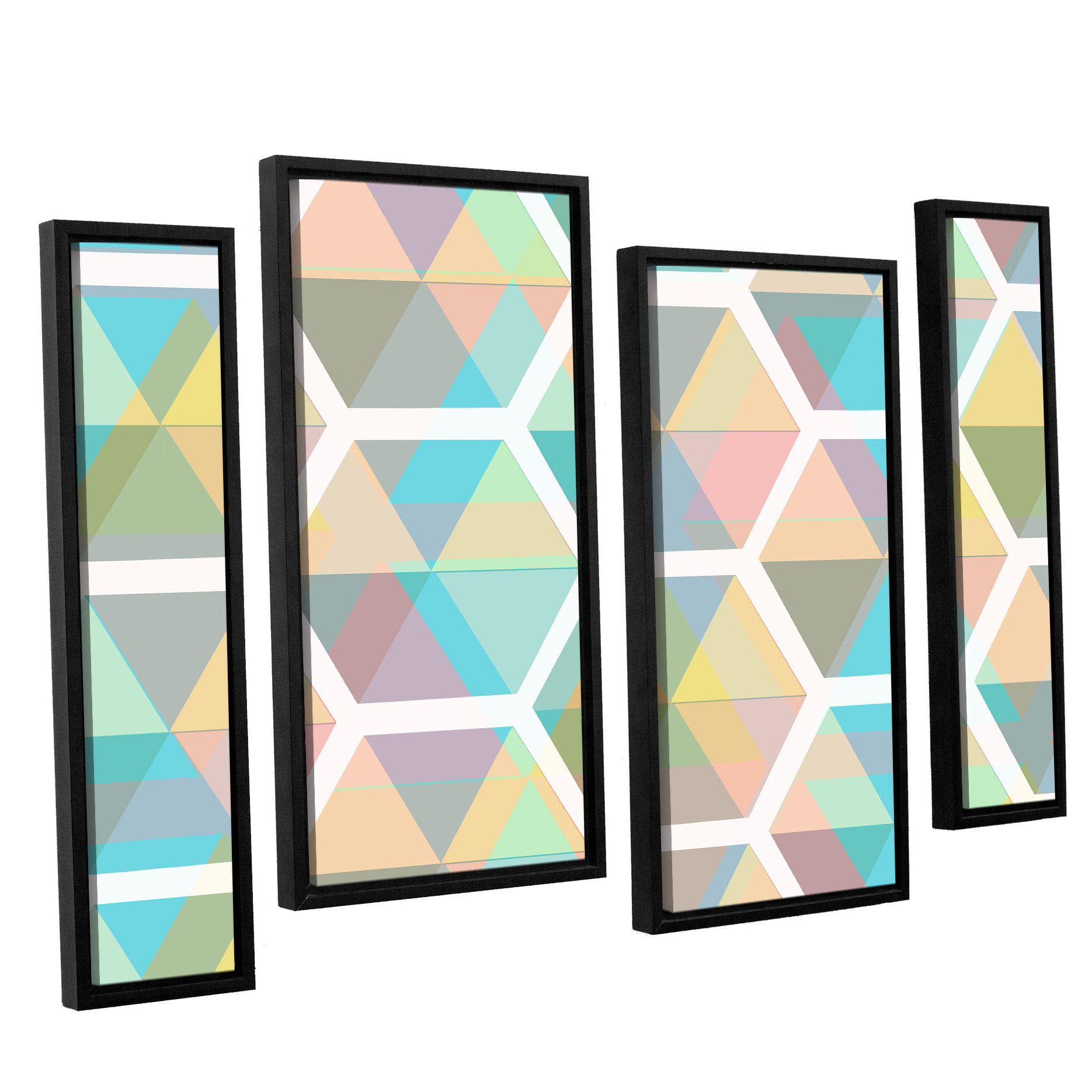 George Oliver Hive 4 Piece Framed Graphic Art on Canvas Set - Wayfair ...