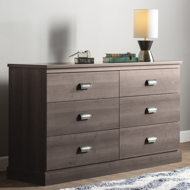 South Shore Gloria 57.75'' W 6 - Drawer Dresser & Reviews | Wayfair