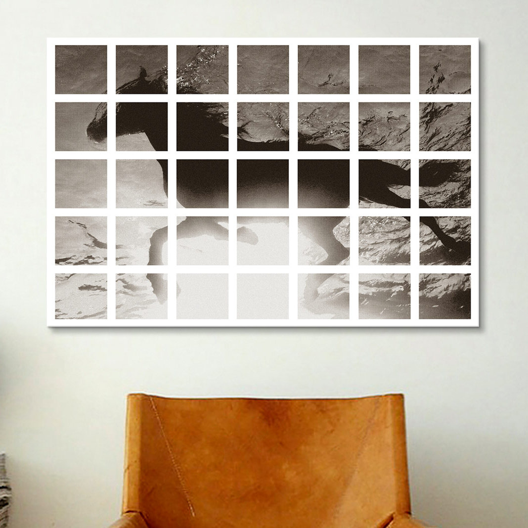 Wade Logan Albree Modern Swimming Horse Graphic Art on Canvas - Wayfair ...