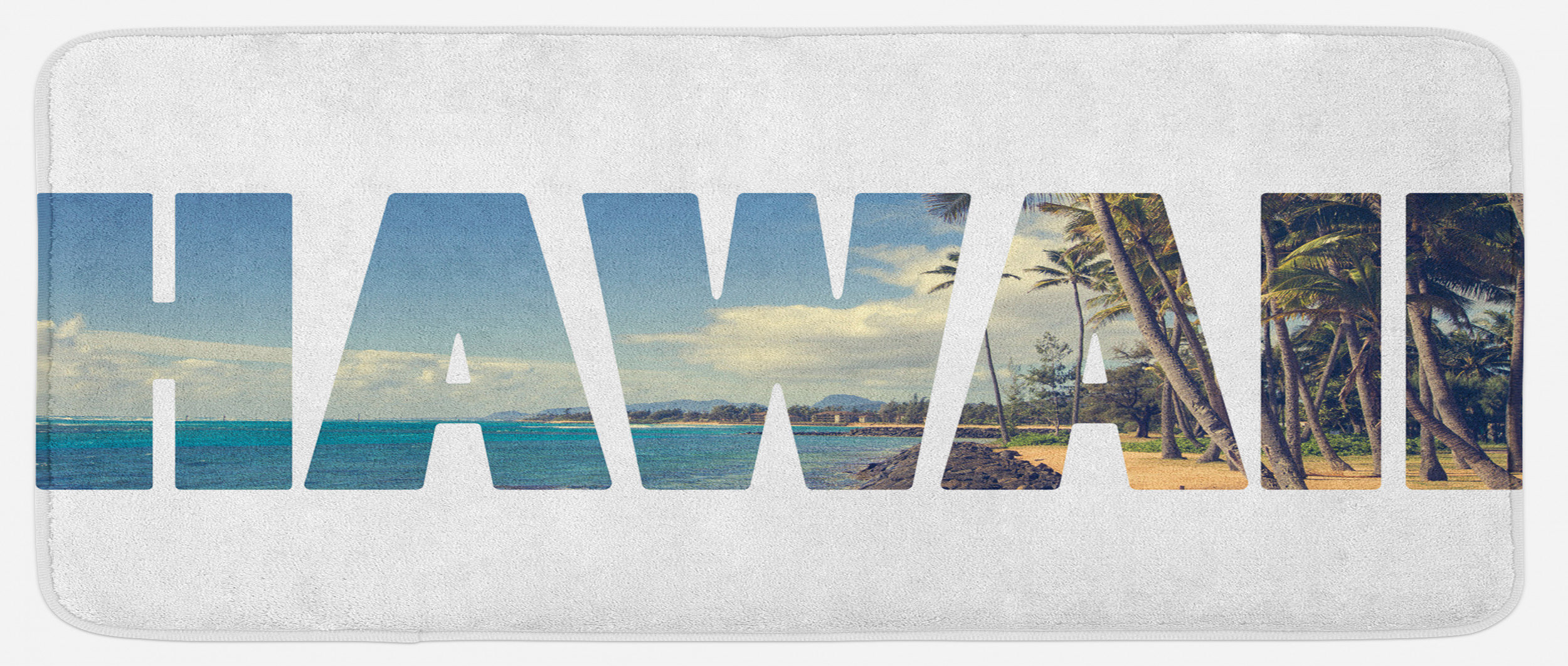 East Urban Home Hawaiian Kitchen Mat | Wayfair