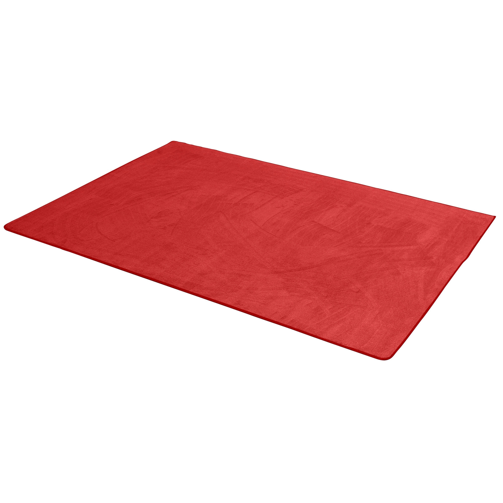Learning Carpets Red Solid - Rectangle Small | Wayfair