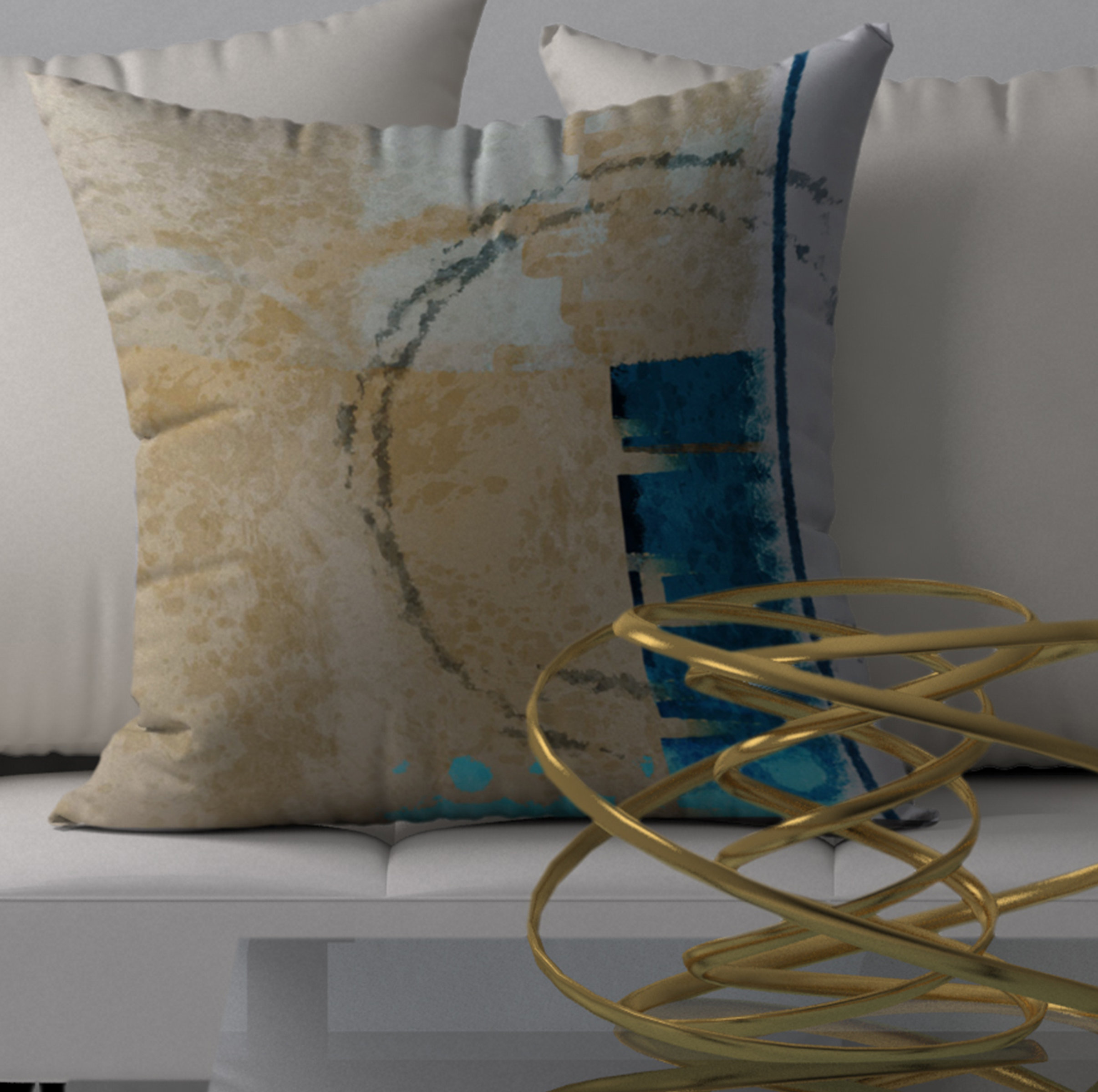 LeRoi Products Timeless Eye-Catching Decorative Square Pillow Cover ...