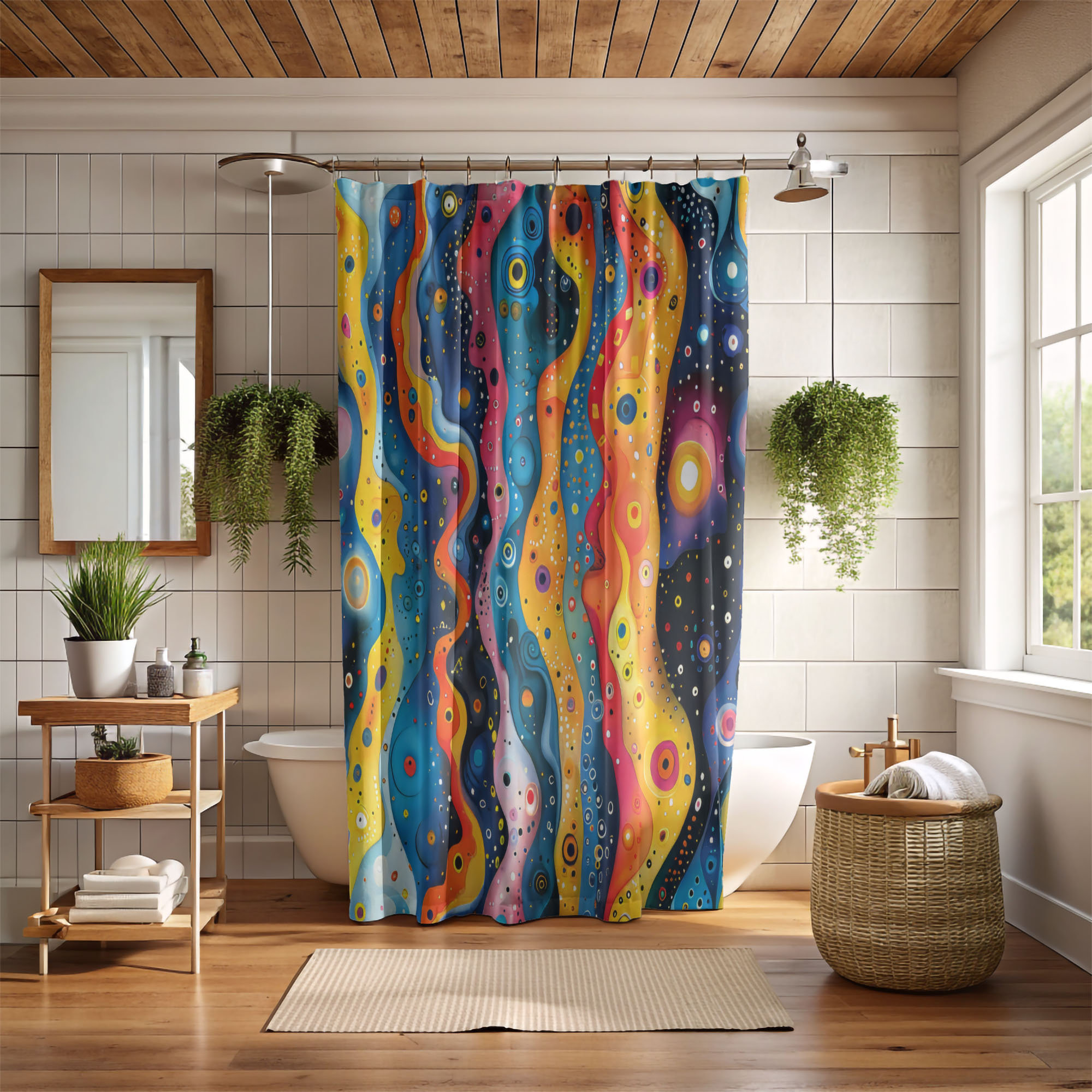 East Urban Home Quirky Style - Premium Shower Curtain - Wayfair Canada