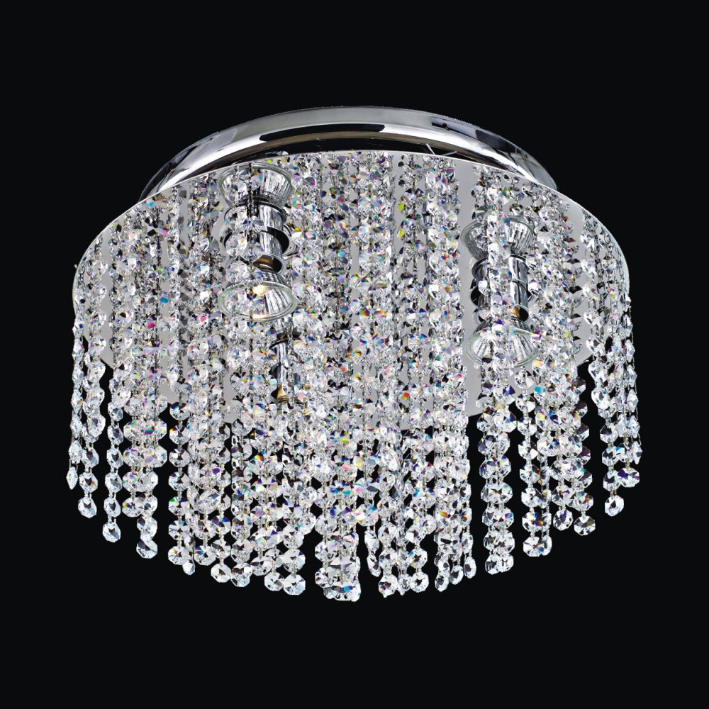 House of Hampton® Hendley Crystal Flush Mount | Wayfair