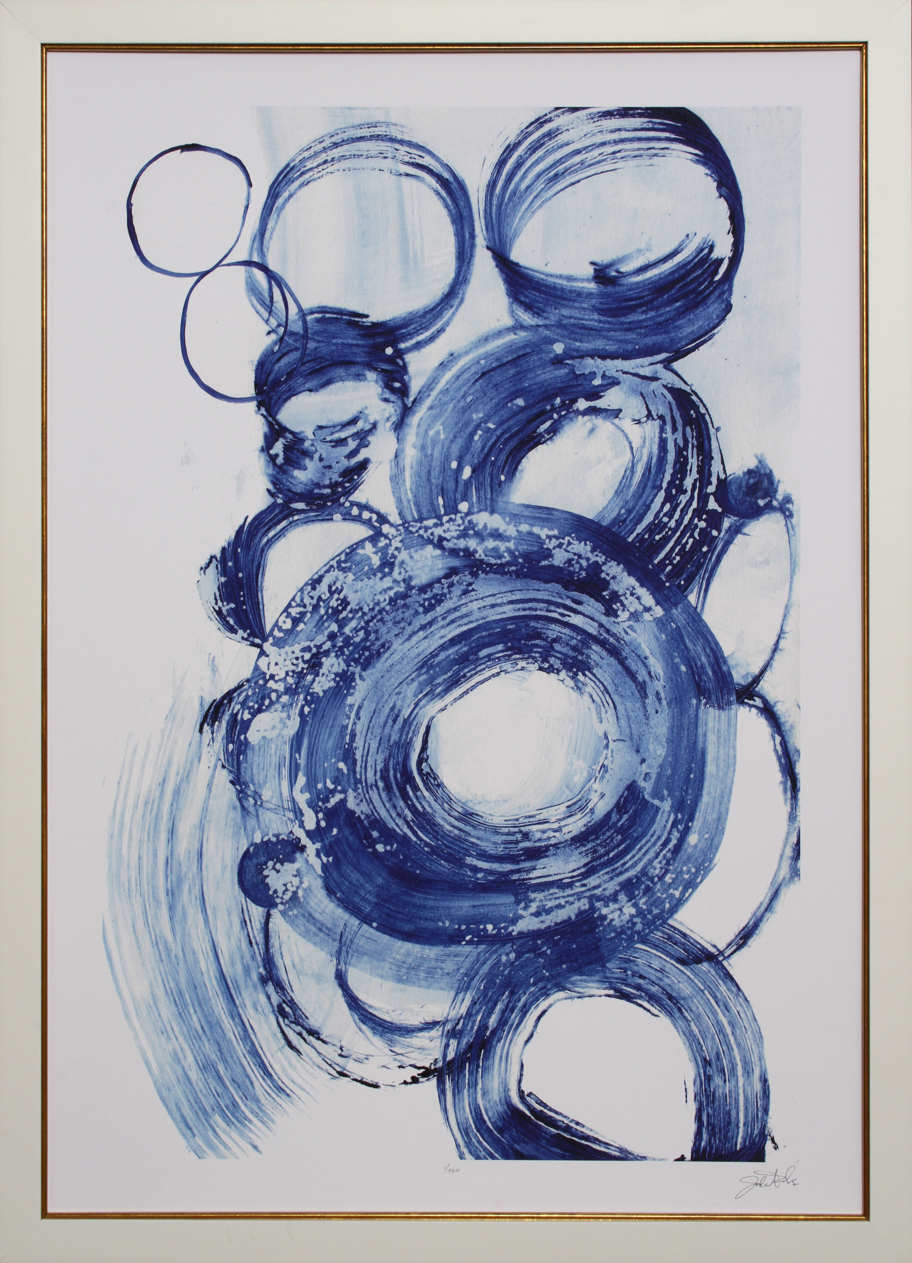 Shadow Catchers 'Blue Circle Study II' by Fuchs - Picture Frame ...