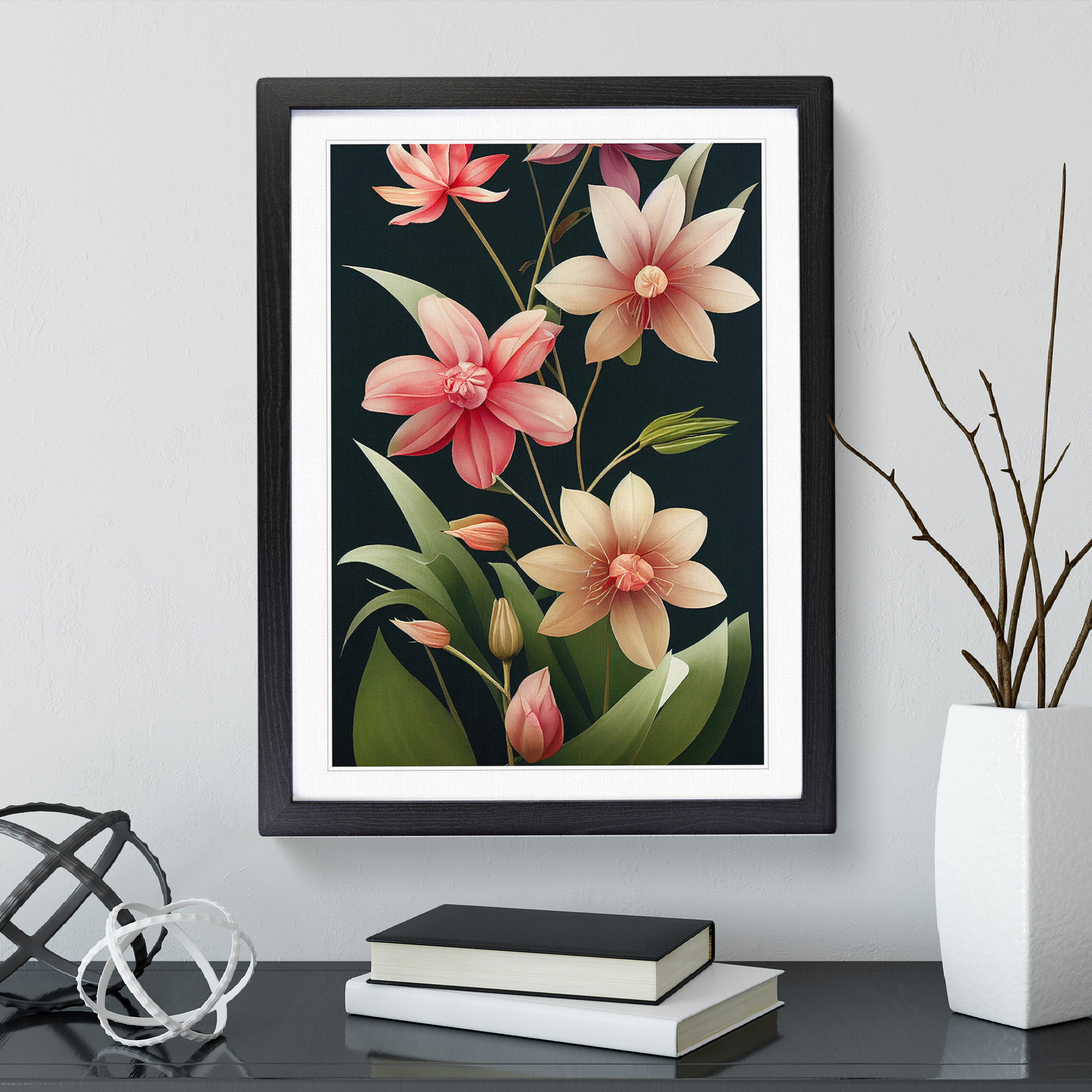 Marlow Home Co. The Classic Flowers No.4 - Picture Frame Graphic Art ...