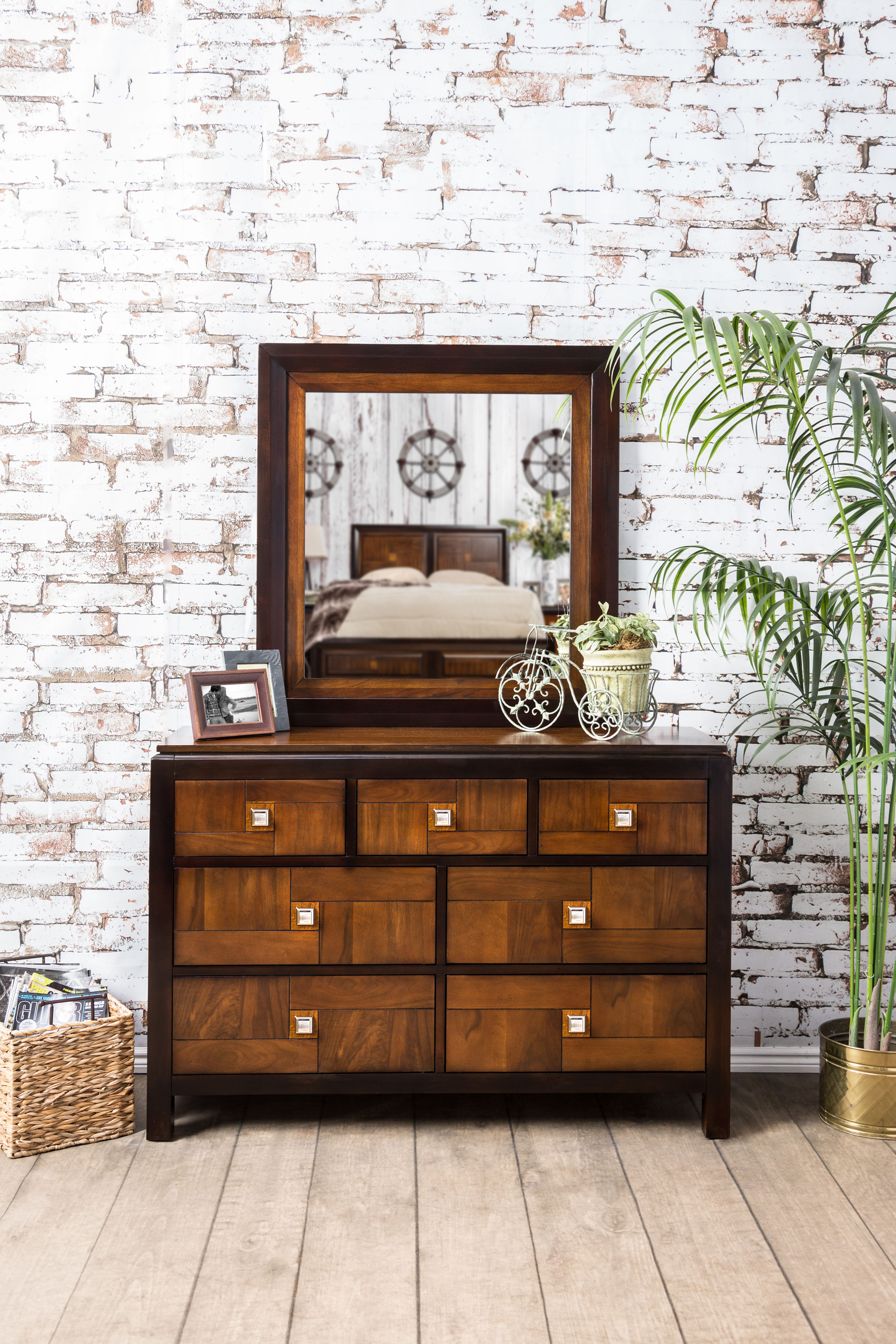 Lark Manor™ Flanning Diamondback 52" Width Solid Wood 7-Drawer Dresser ...