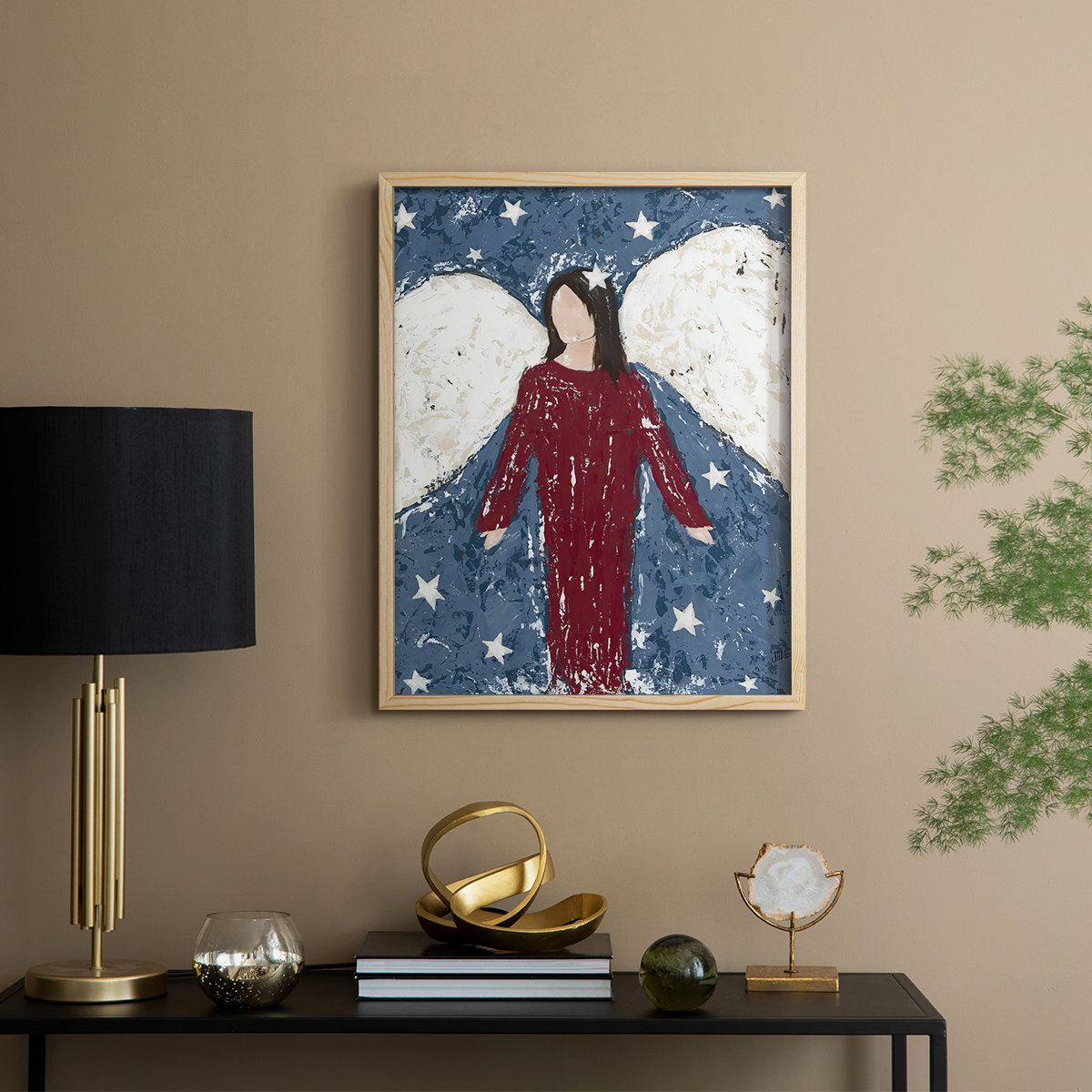 Alcott Hill® Angels Everyone II Framed Print - Solid Wood | Wayfair