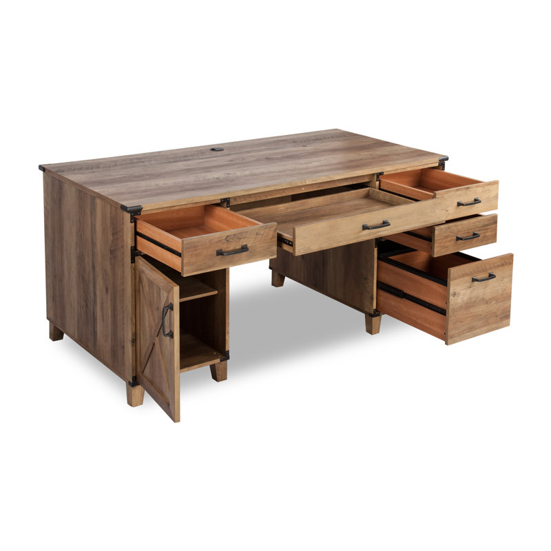 Millwood Pines Dazile 59" Executive Desks & Reviews - Wayfair Canada