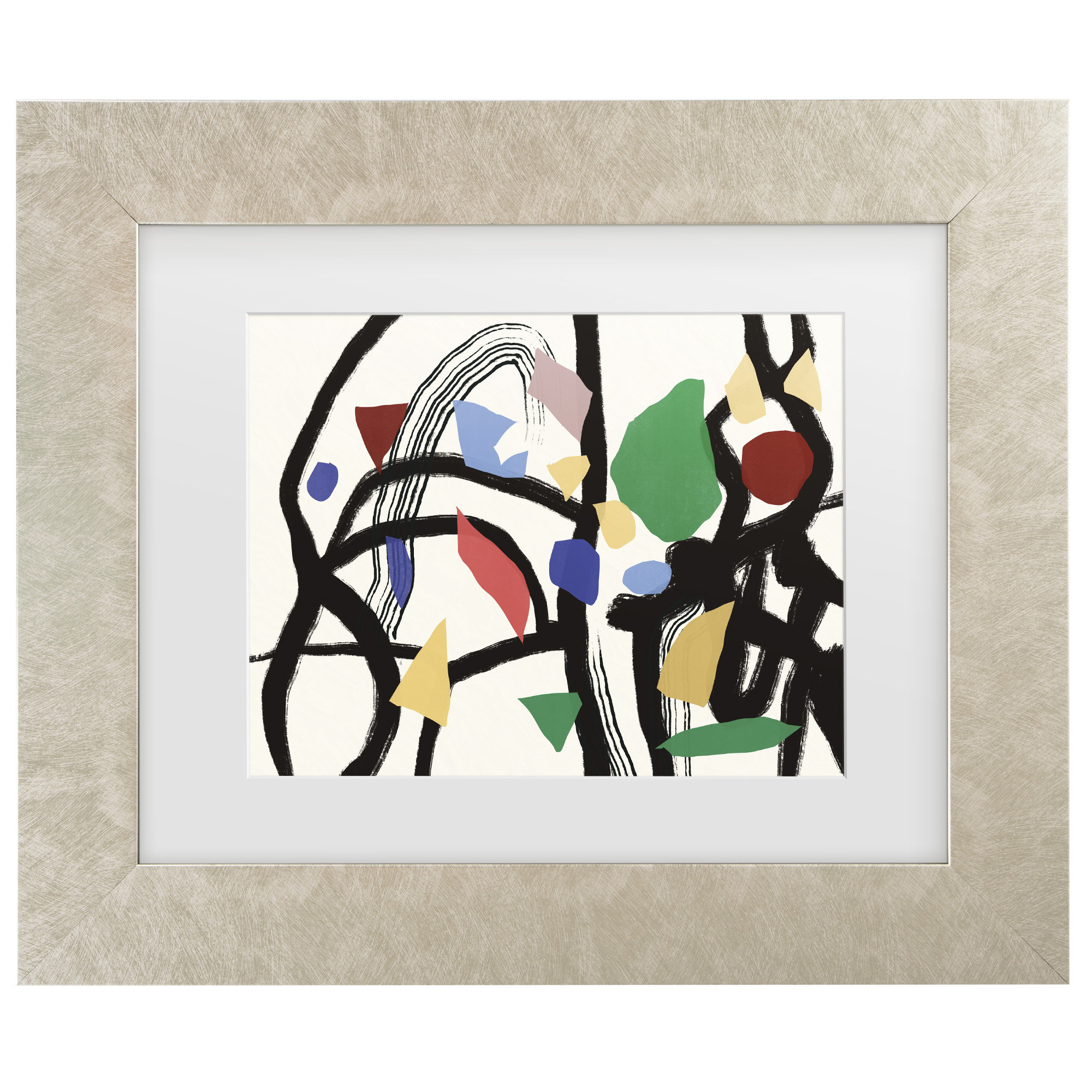 Ebern Designs Bolog Little Dean Colors In The Forest 03 Matted Framed ...
