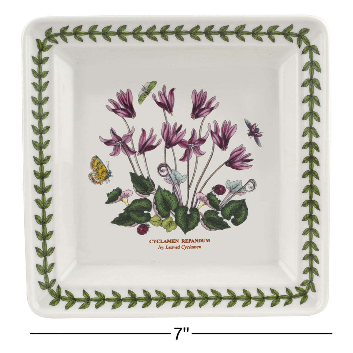 Portmeirion Botanic Garden Square Plate 7" & Reviews | Birch Lane