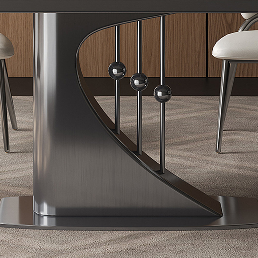 Elamer European minimalist high-end dining table set | Wayfair