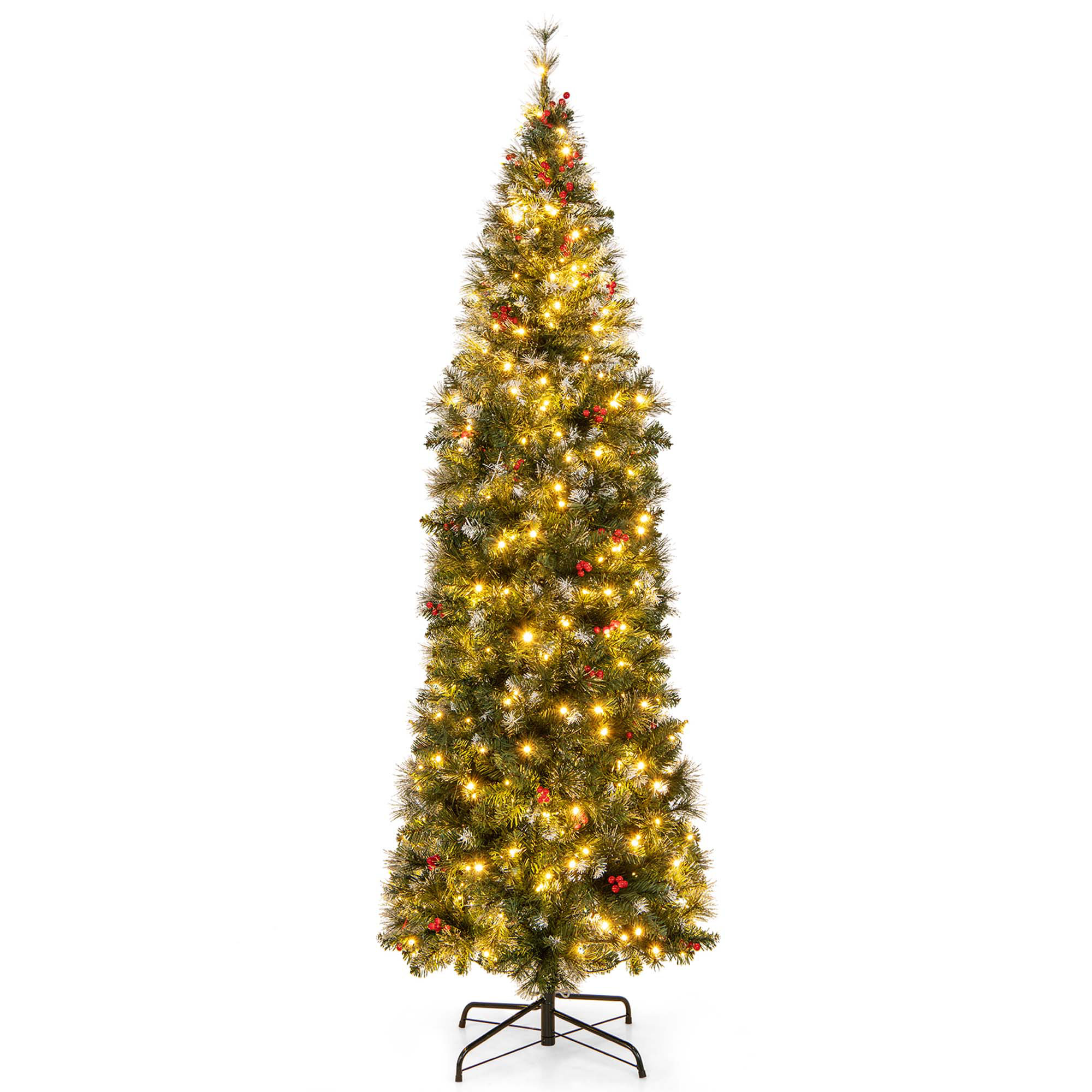 The Holiday Aisle® 7' Lighted Artificial Christmas Tree | Wayfair