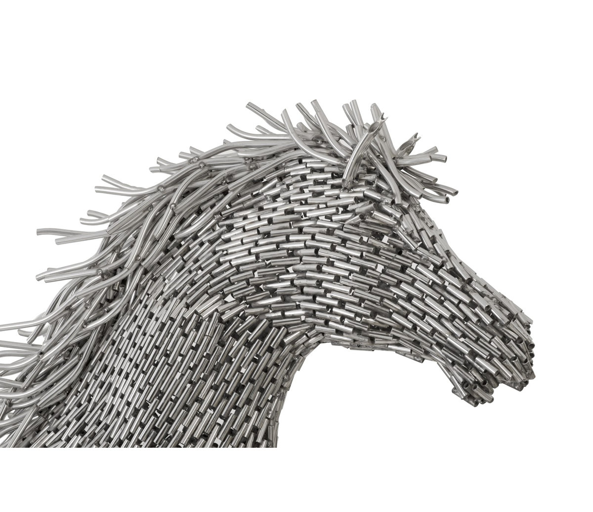 Phillips Collection Stainless Steel Horse Pipe Statue | Wayfair