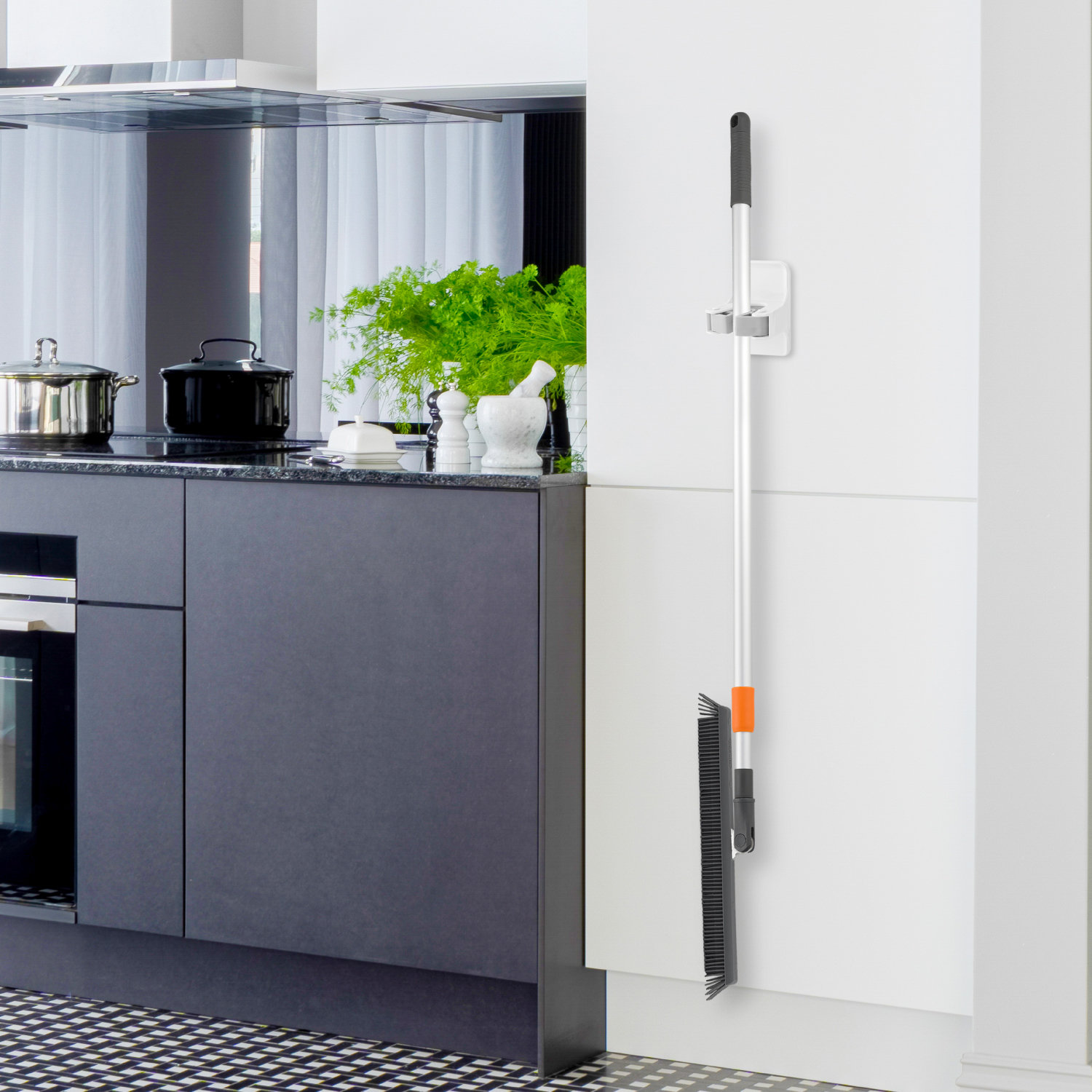 Superio Slim Silicone Broom with Telescoping Handle - Wayfair Canada