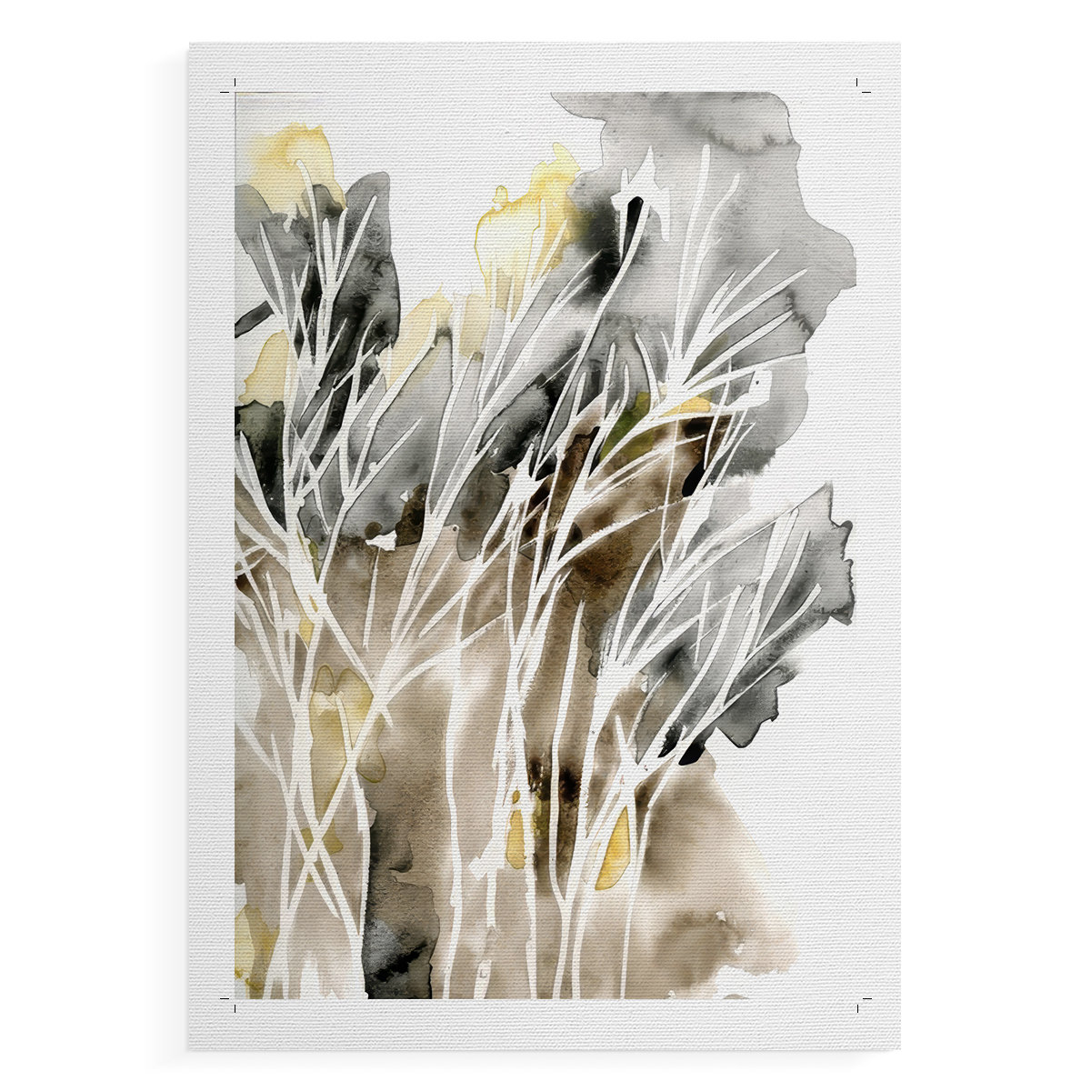 Alcott Hill® Wispy Weeds I -Canvas Print Only - NOT FRAMED | Wayfair