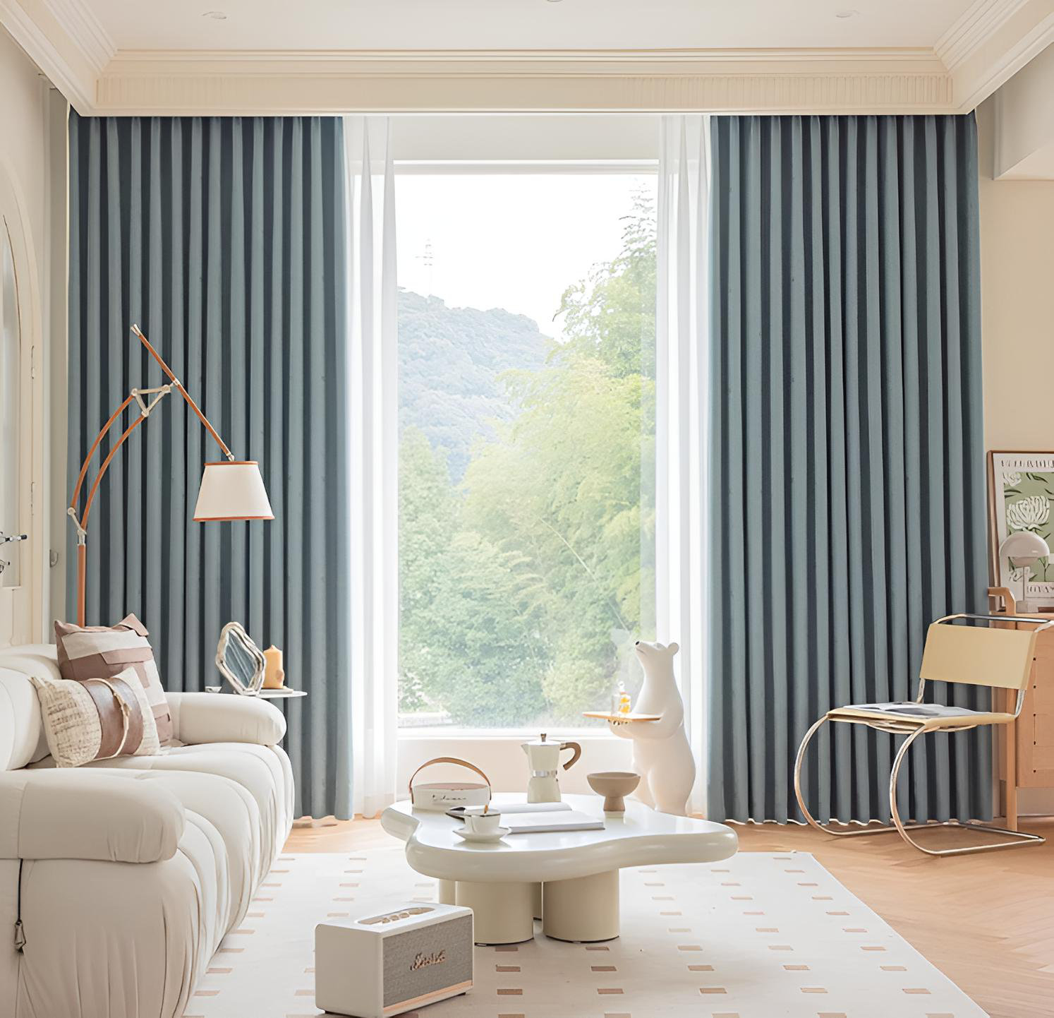 Hokku Designs High-Temperature Set Blackout Curtains - Luxurious ...